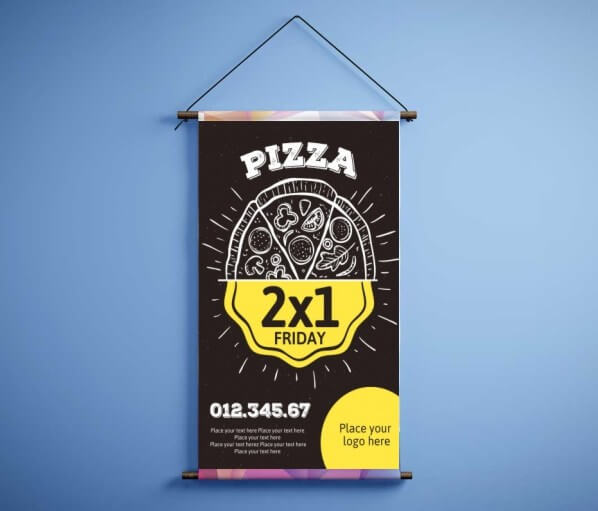 Pendones Banner para colgar 50x70 - Expresa-t Digital